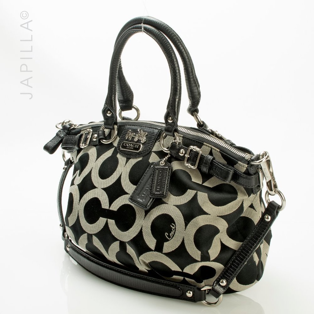 Coach Madison Sophia Op Art Purse - Gem